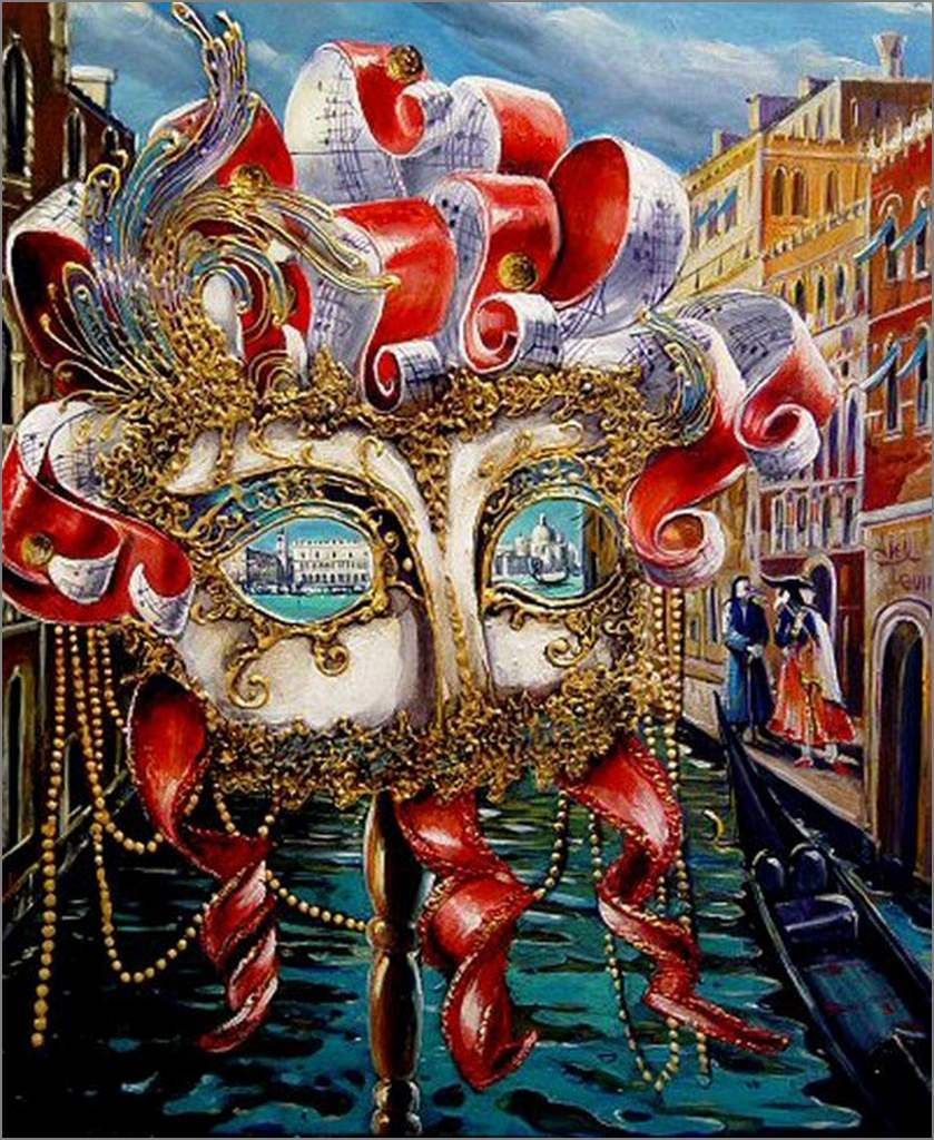 Masques - Carnaval - mardi-gras Alex Levin (1974) Alex Levin (1974 ...