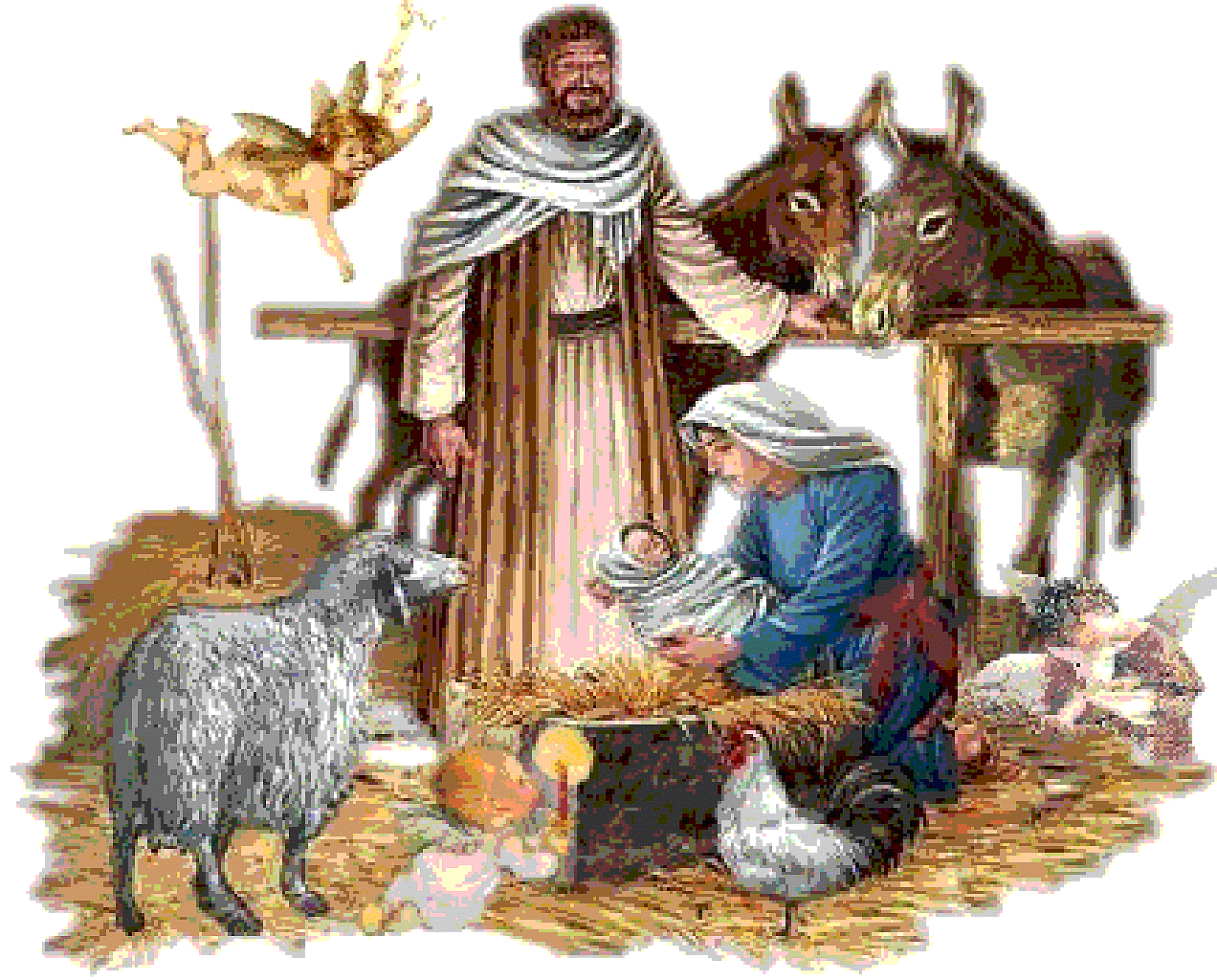 tubes gifs creches - nativite - Balades comtoises