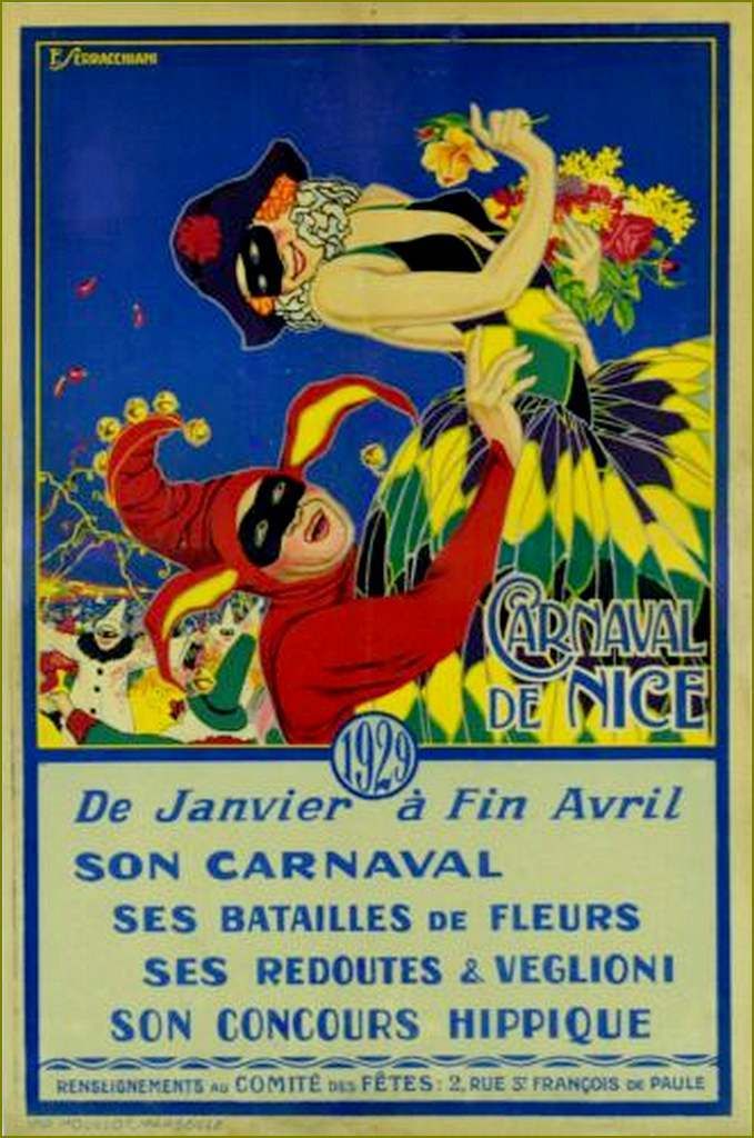 Carnaval - mardi-gras en illustration - Carnaval de Nice 1929 - Balades ...
