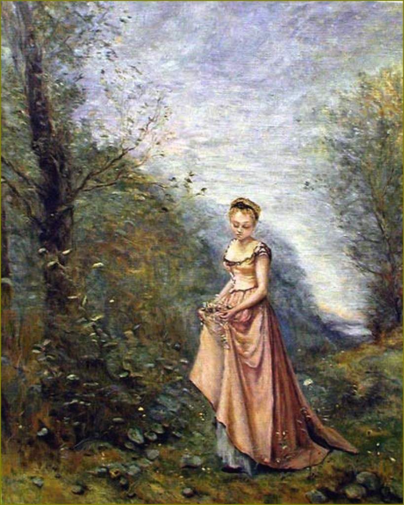 Le printemps et les femmes par les peintres - Jean-Baptiste Camille Corot (1796-1875) - Balades ...