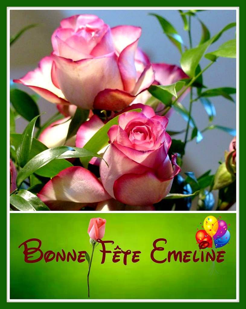 Gifs Bonne Fête prénom Emeline - 27 octobre - Balades comtoises