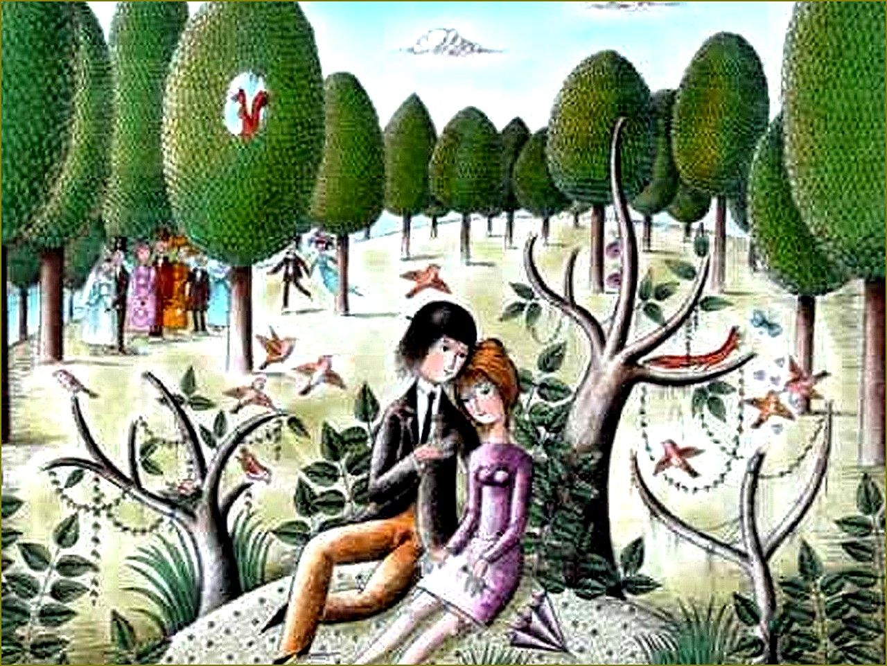 Les amoureux de Peynet - Saint Valentin - Balades comtoises