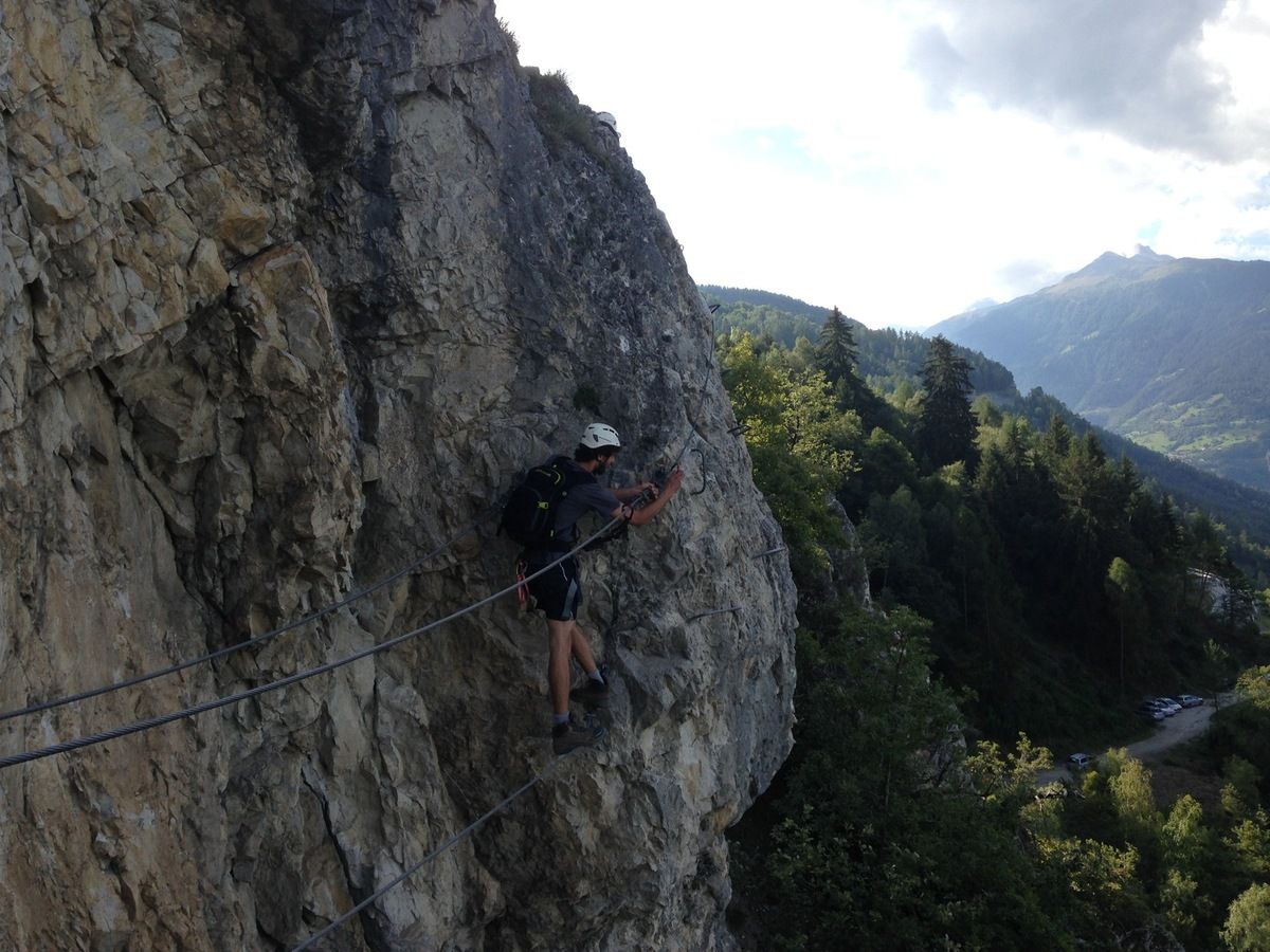 Via Ferrata du Belvédère - Nax - Le journal des Resy