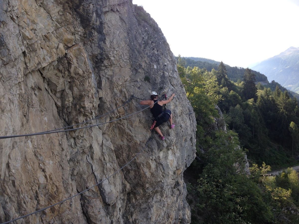 Via Ferrata du Belvédère - Nax - Le journal des Resy