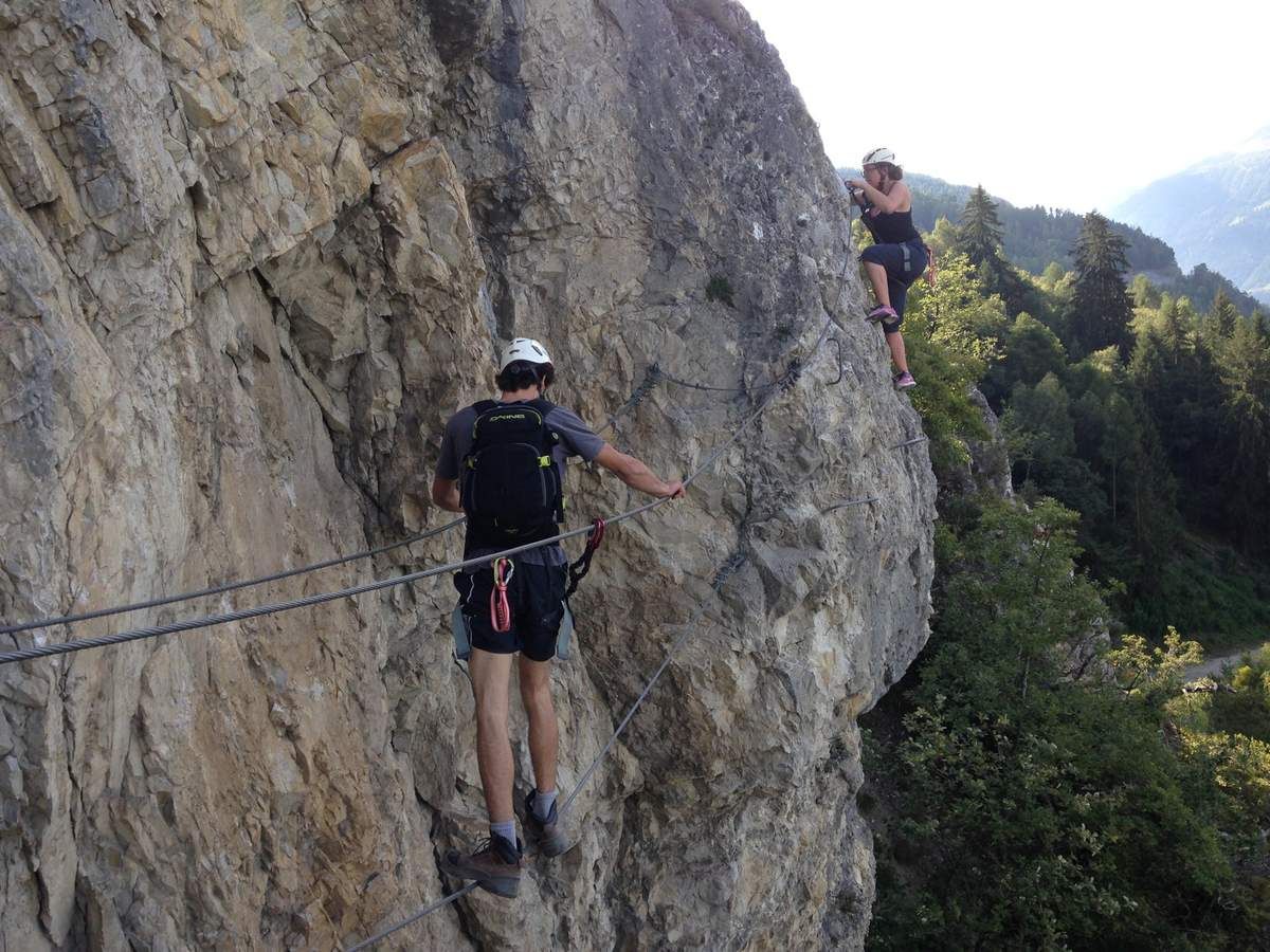 Via Ferrata du Belvédère - Nax - Le journal des Resy