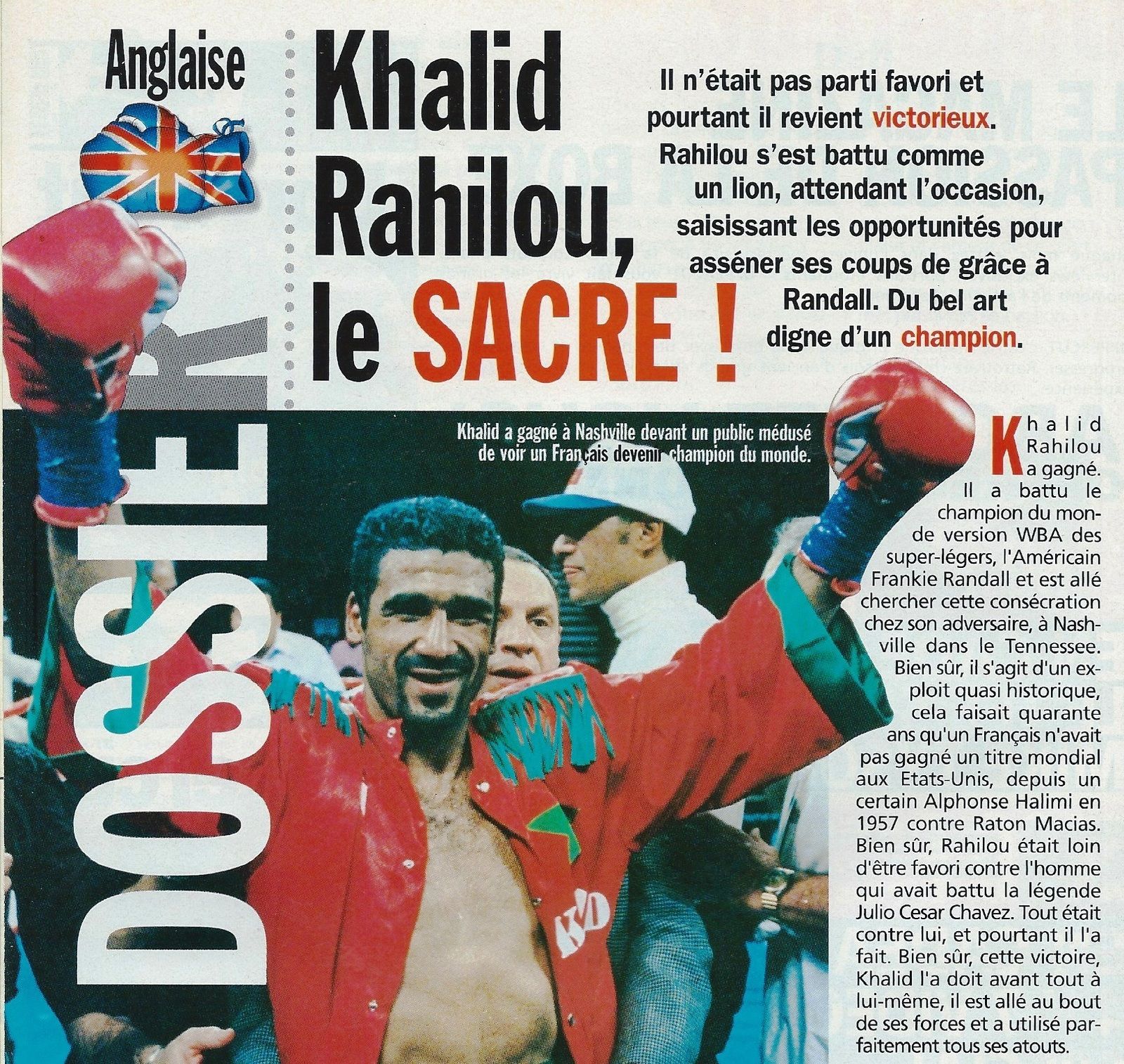 (Numéro complet) Le sacre de Khalid Rahilou dans le magazine Uppercut ! - boxeanglaisenews2014 ...
