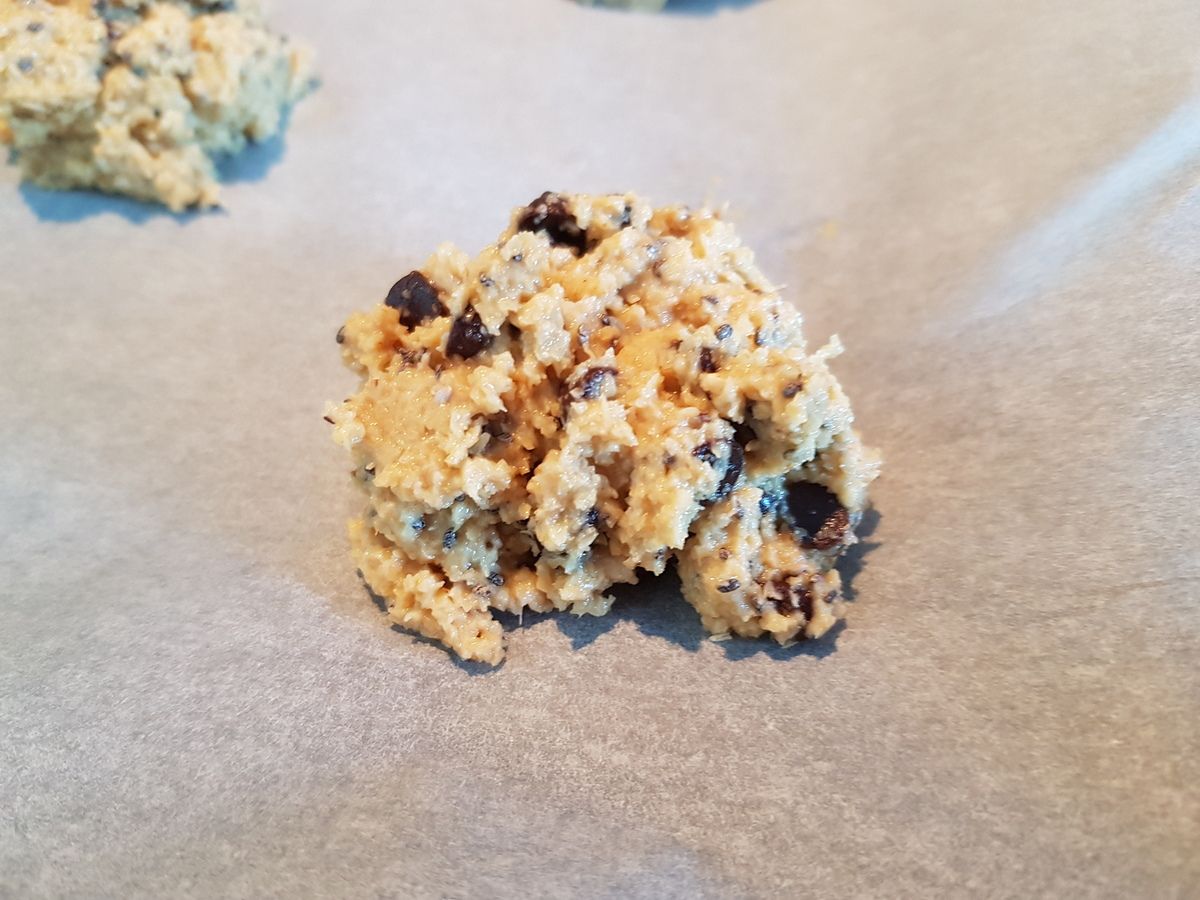 Cookies chocolat a l'avoine et aux graines de chia sans beurre ni sucre ...