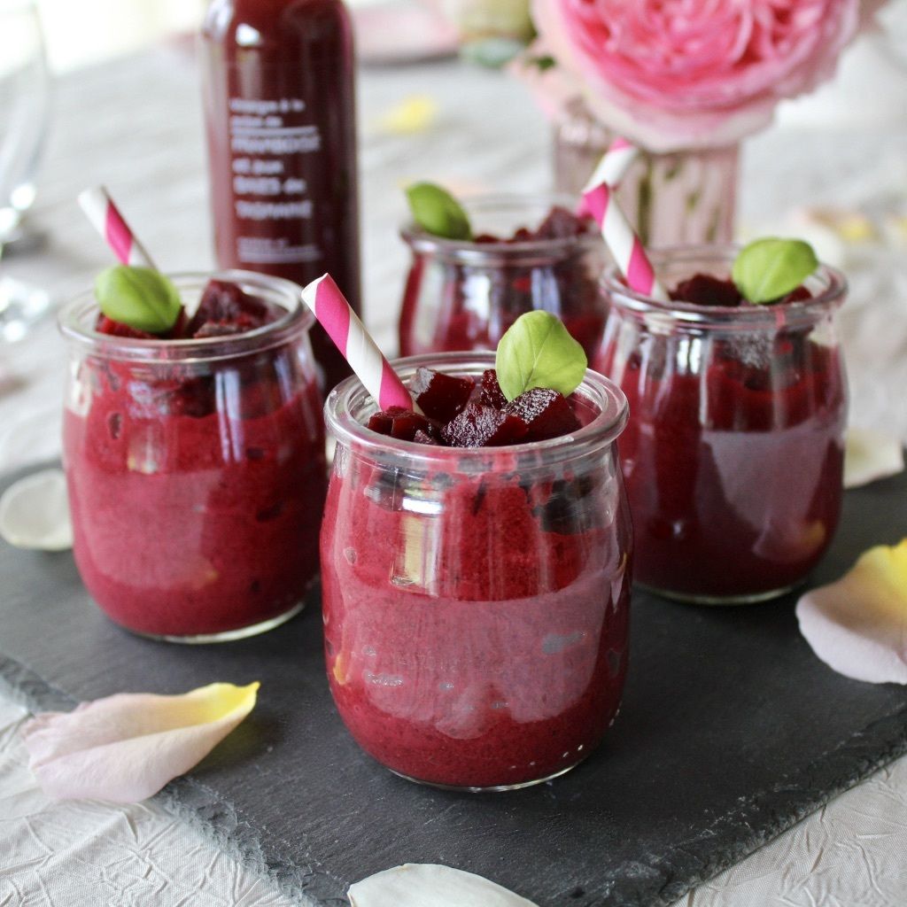 Mousse de betteraves au vinaigre de framboises - Le Pays des Gourmandises