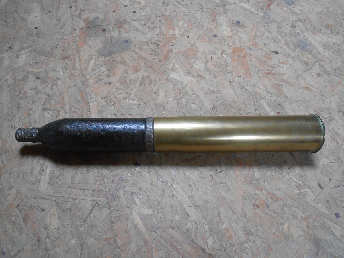 Reconstitution d'un obus de 75 mm - Trouvetout Détection