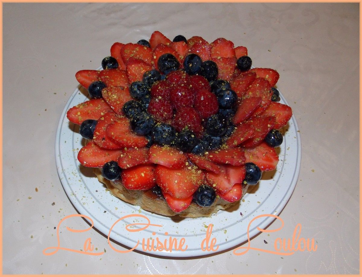 Cheese cake sans croute aux fruits rouges - La Cuisine de Loulou