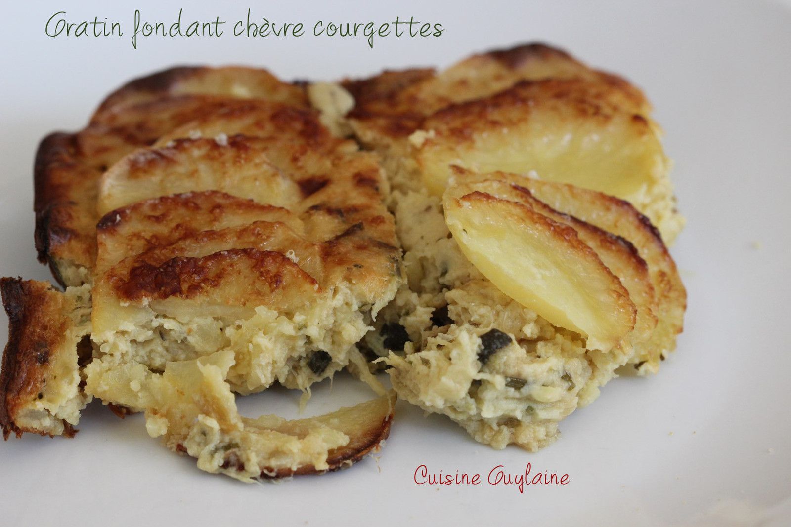 Gratin Fondant Aux Pommes De Terre Courgettes Et Chèvre La Cuisine