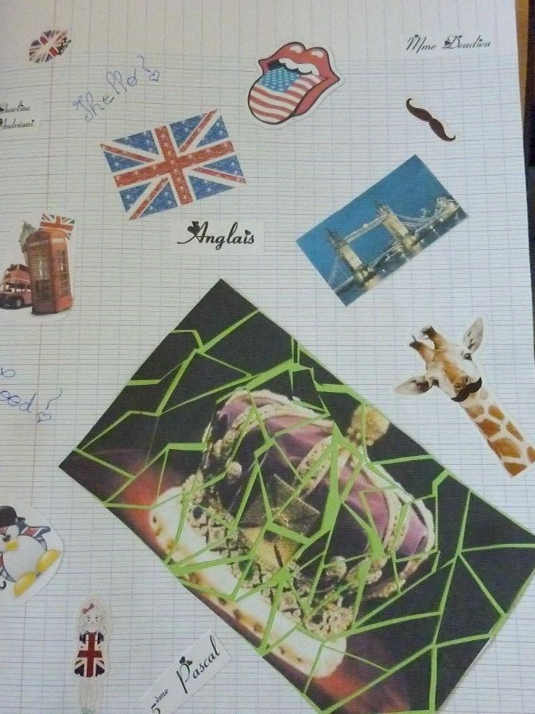 Premières pages du cahier d'anglais - Hello Lardy