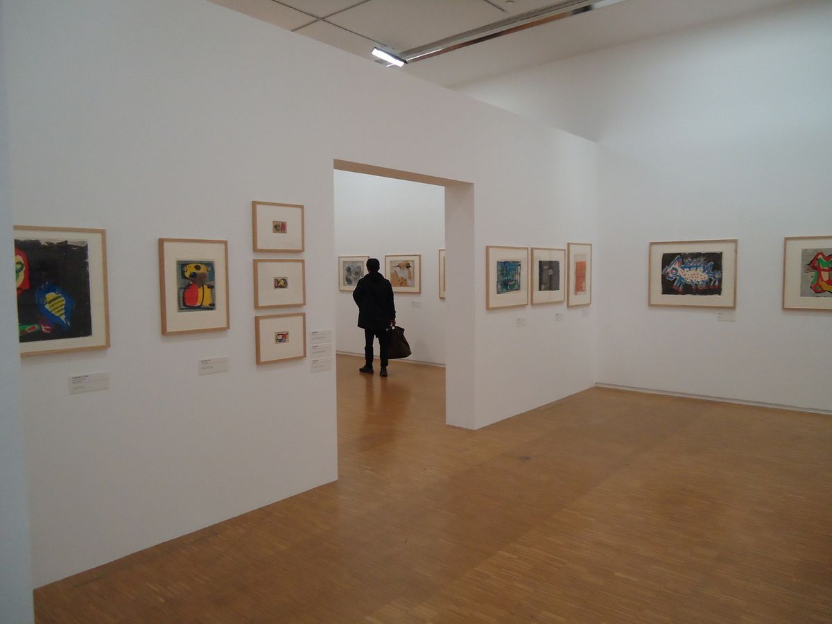 Karel APPEL et Claude RUTAULT au centre POMPIDOU - (broken) linka