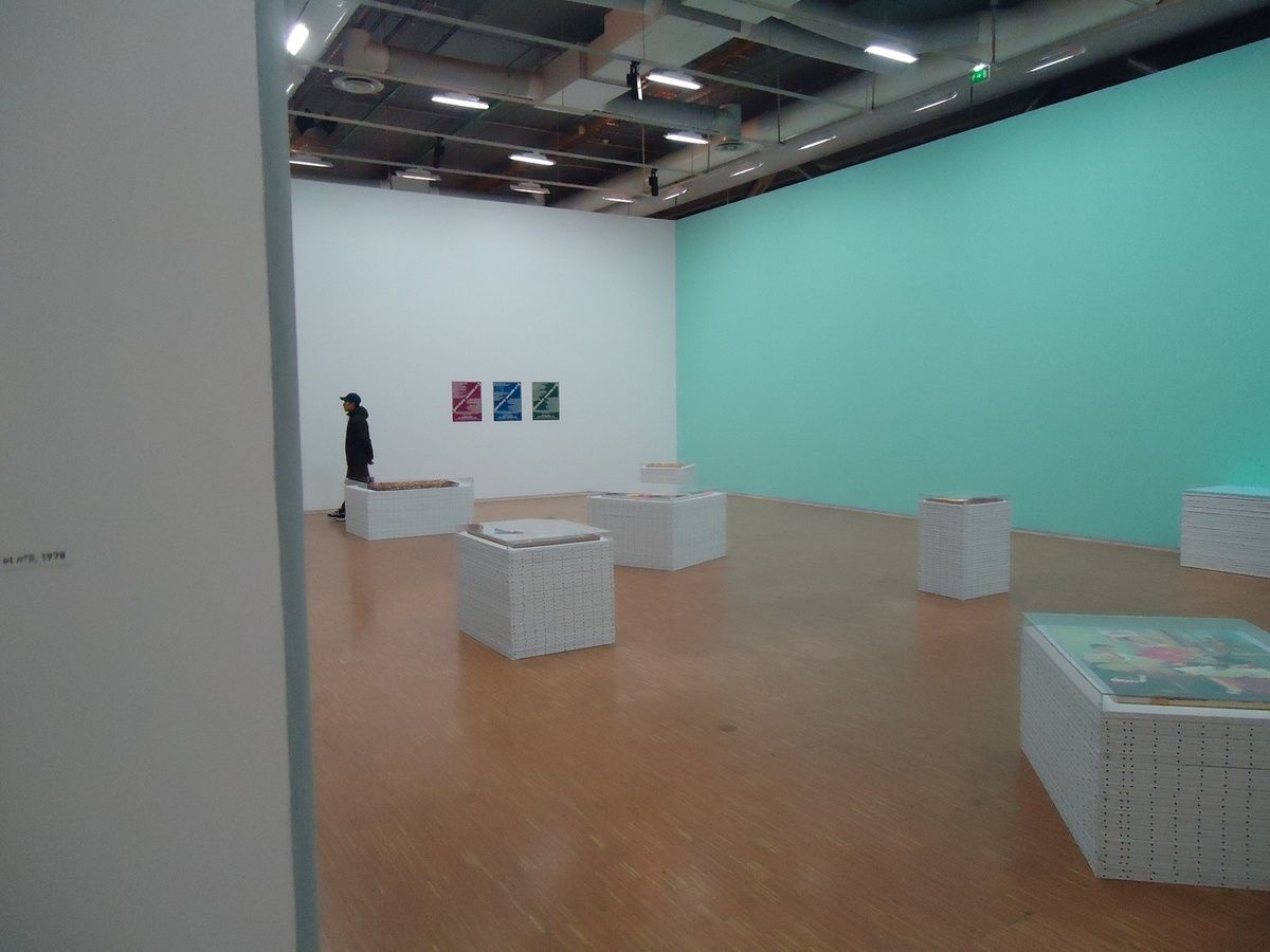 Karel APPEL et Claude RUTAULT au centre POMPIDOU - (broken) linka