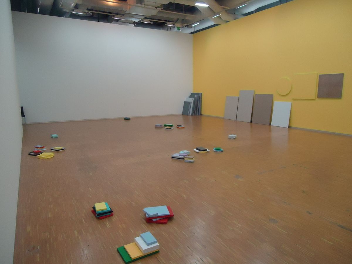 Karel APPEL et Claude RUTAULT au centre POMPIDOU - (broken) linka