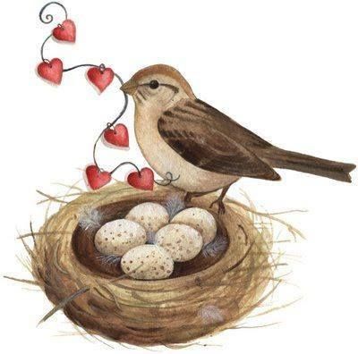 .. printemps .. " l'oiseau et son nid " - Le blog de nounoucoindespetits