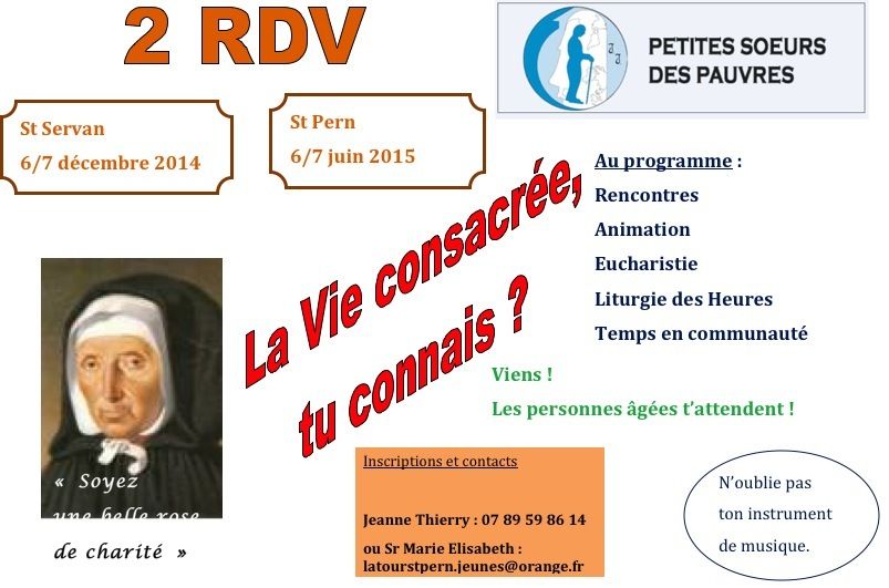 Proposition WE chez les PSDP - Le blog Pastorale des Jeunes de St Malo