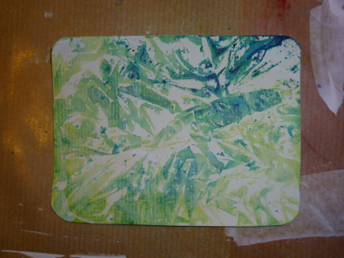 Tuto fond sympa et facile avec les Brusho's - Lovingscrap