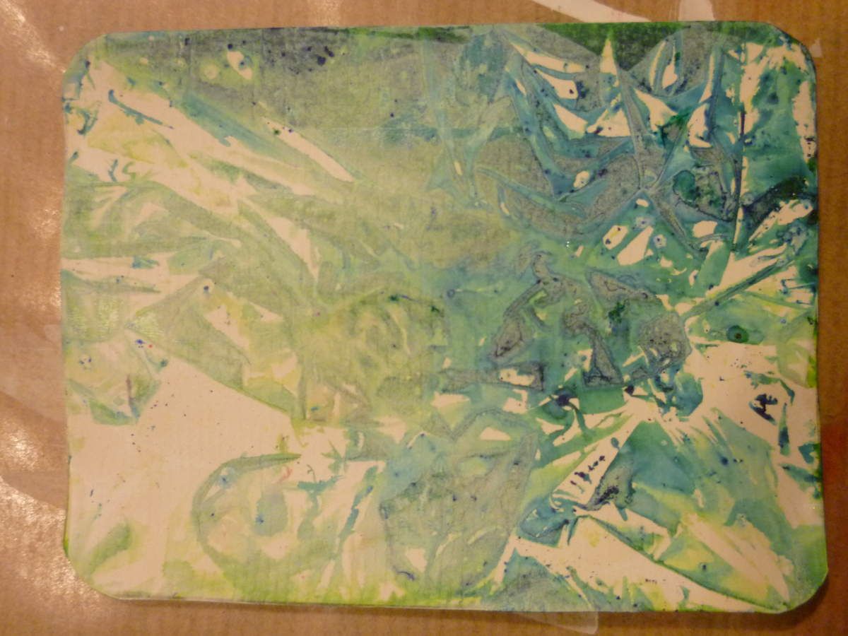 Tuto fond sympa et facile avec les Brusho's - Lovingscrap