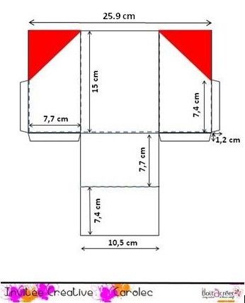 Tuto: Une boite pour ranger nos cartes 10cmx15cm