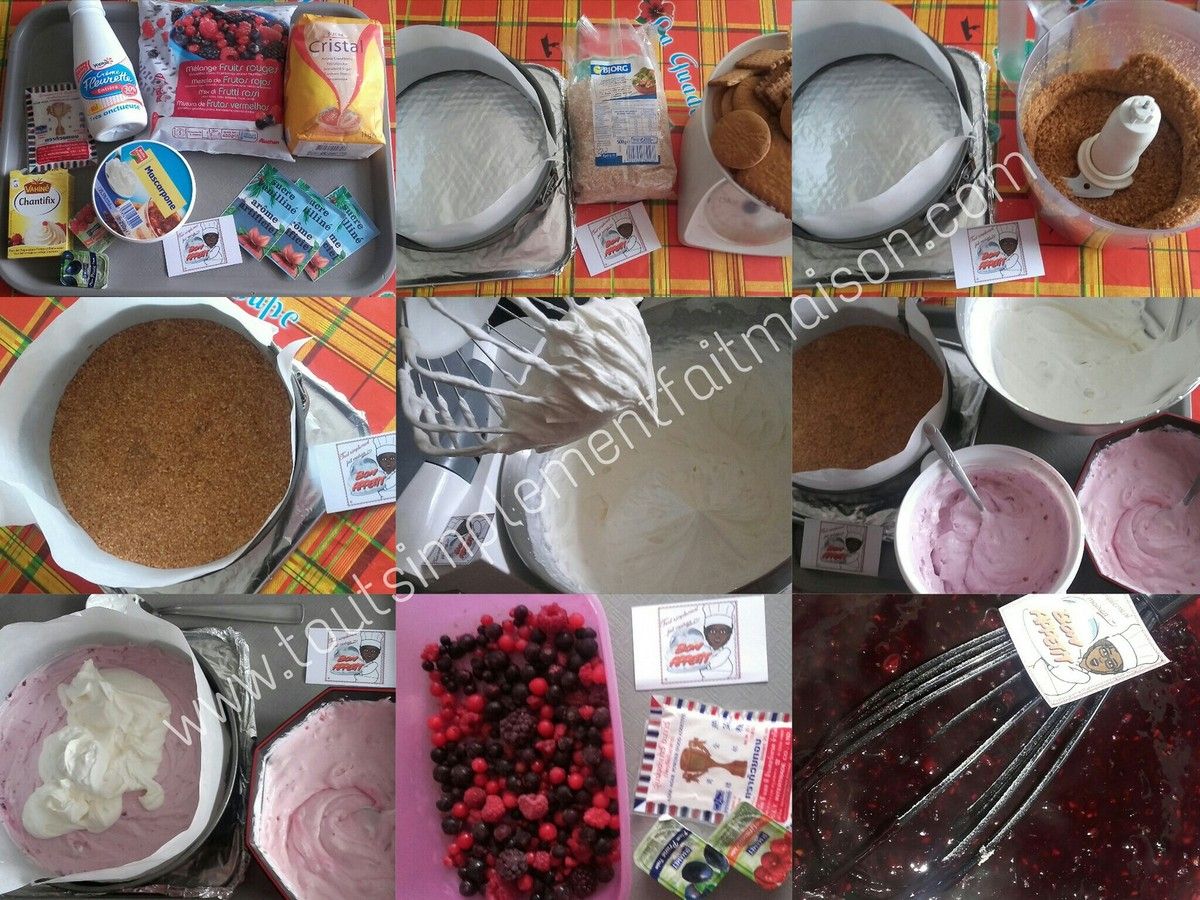 Gâteau glacé aux fruits rouges - Tout Simplement Fait Maison