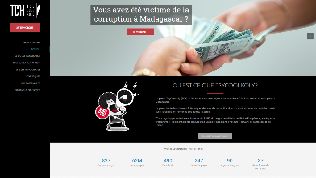 Madagascar: un site pour inviter les citoyens à dénoncer les actes de ...