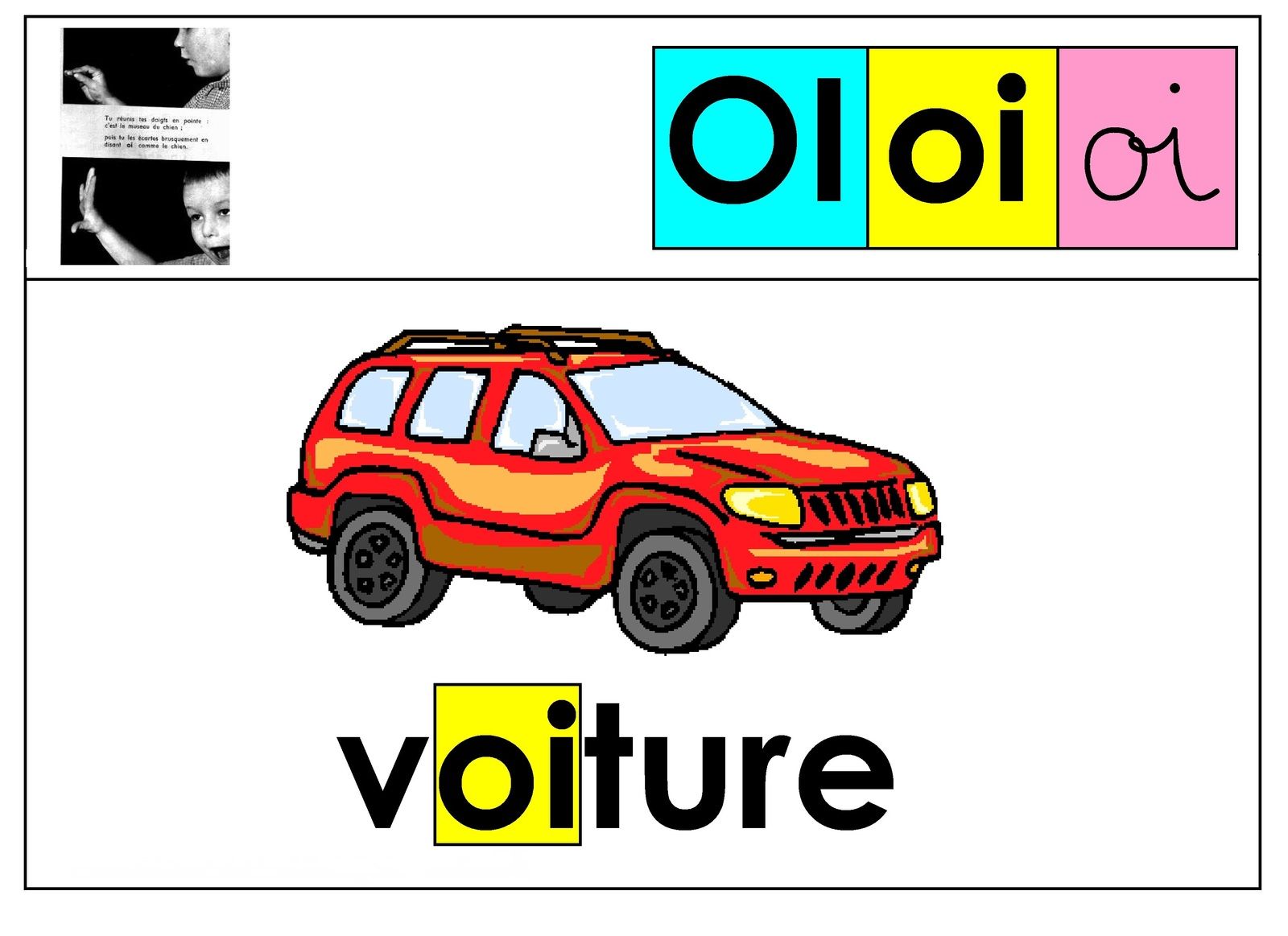 affichage sons CP, 27 : sons [oi] [oin] - école maternelle Gellow