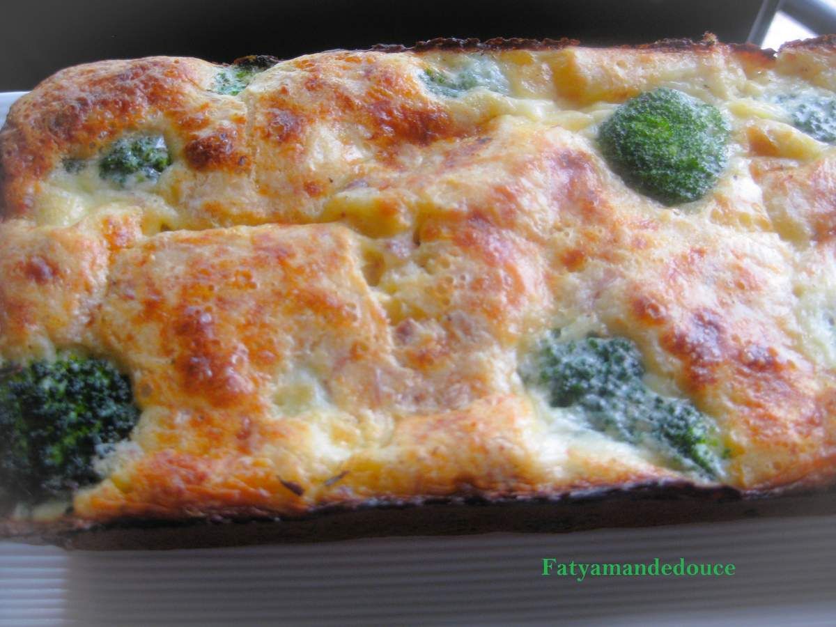 Cake au brocolis - Les recettes de Faty