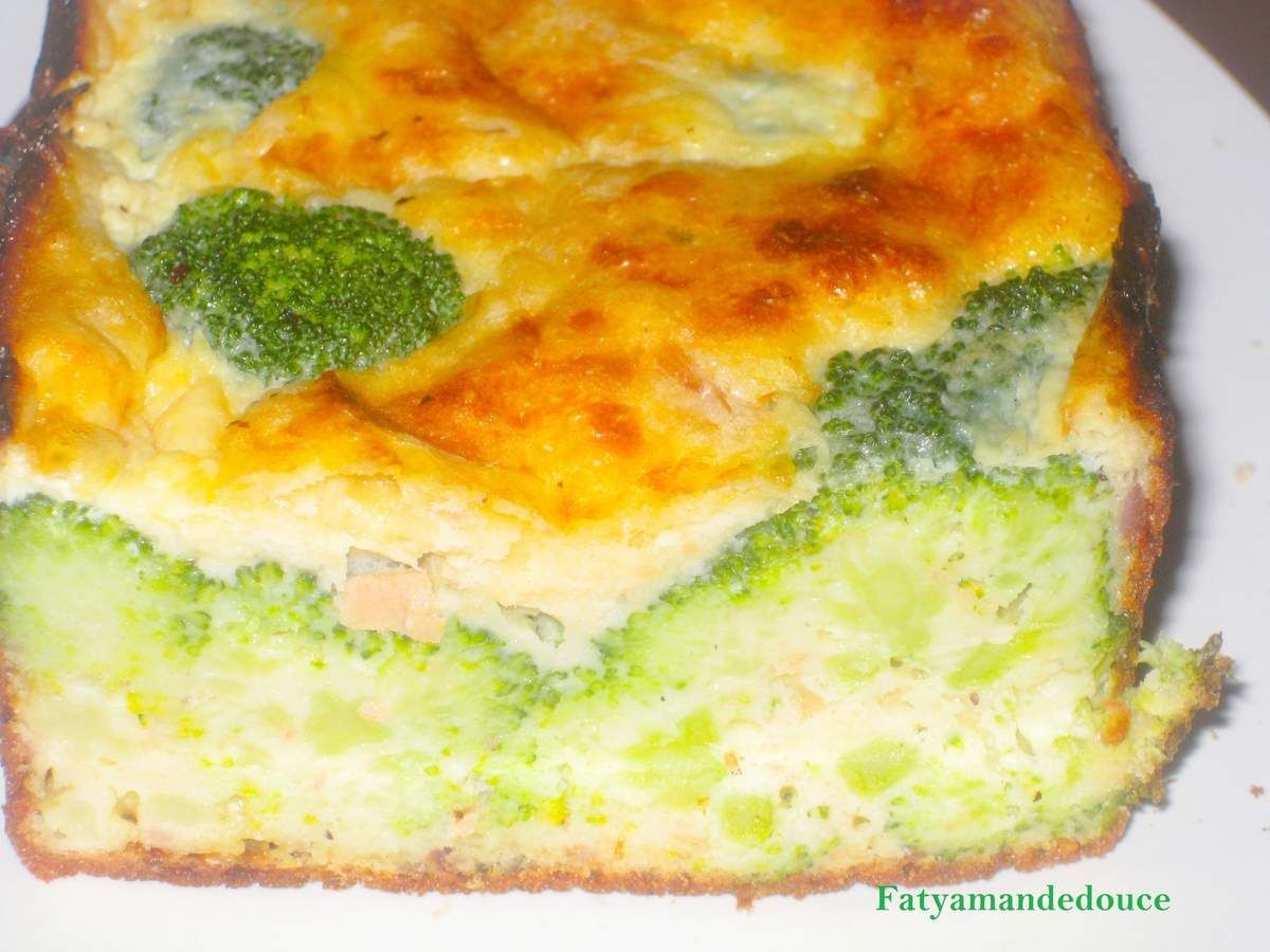 Cake au brocolis - Les recettes de Faty