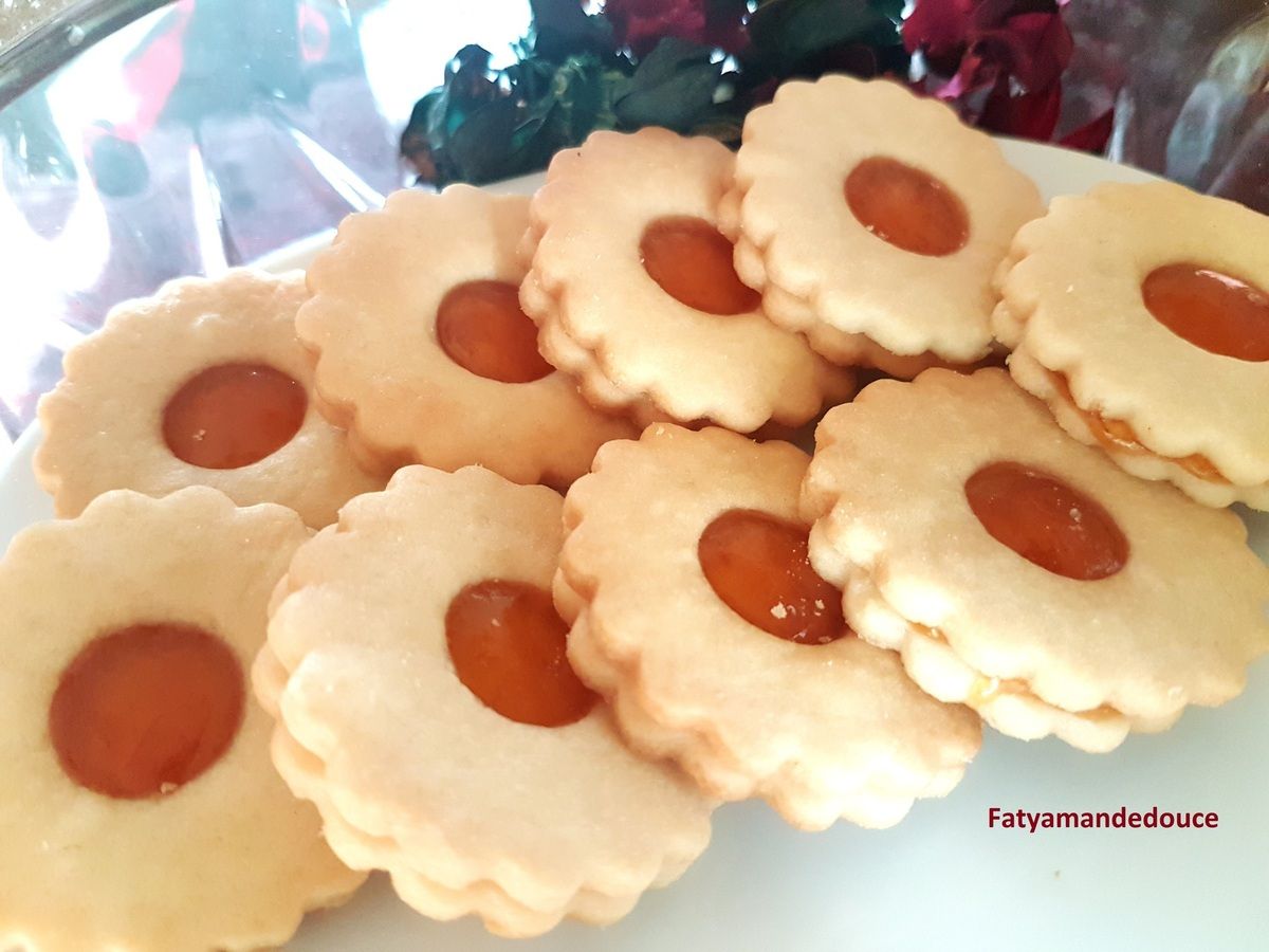 SABLES A LA CONFITURE - Les recettes de Faty