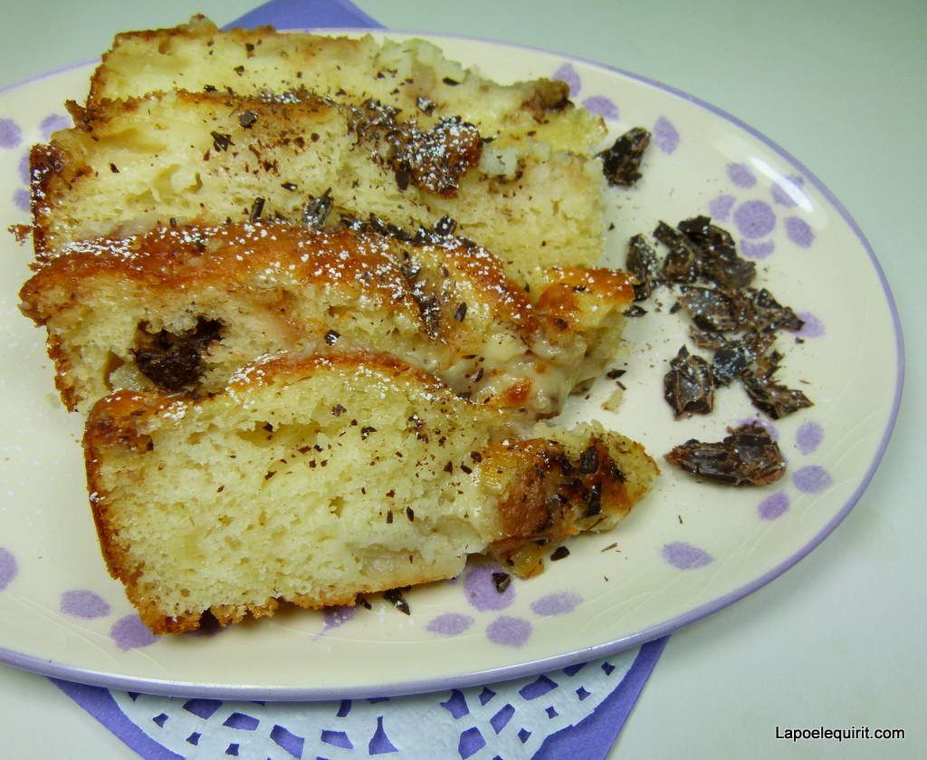 Le Marie-Louise aux poires, chocolat-Carambar - La Poêle Qui Rit...mais ...