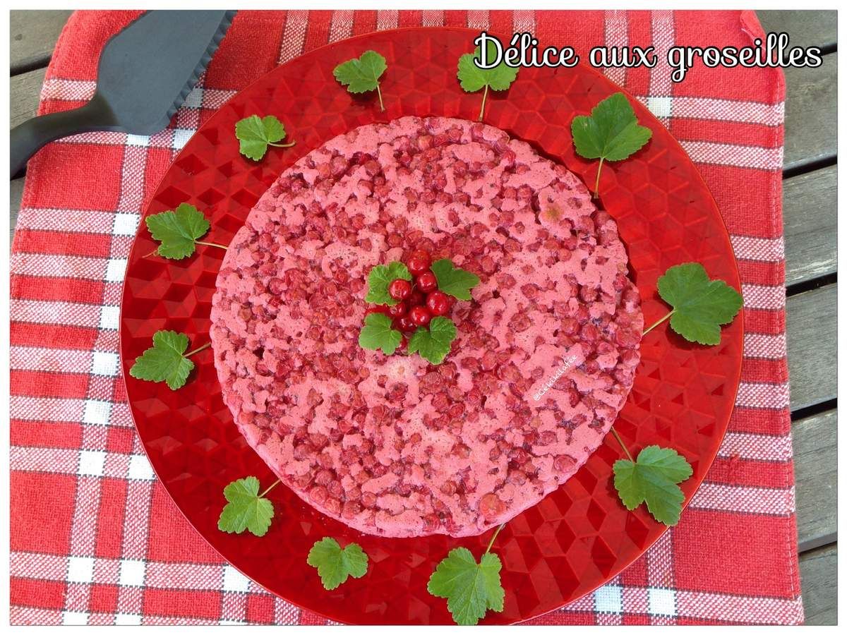 Délice aux groseilles - Cékikilafée