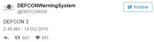 Les USA sont passés en mode DEFCON 3 - MOINS de BIENS PLUS de LIENS