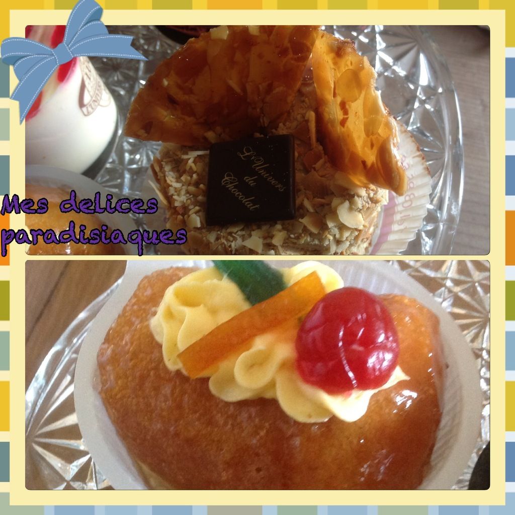 Visite du grand papi à la maison=assortiments de gâteaux patissiers ...