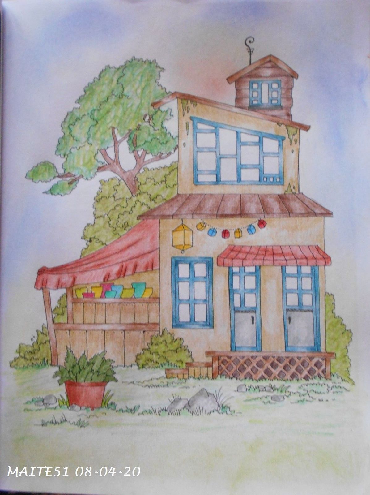Un petit Nice Little Town ! - Les Coloriages de Maite51
