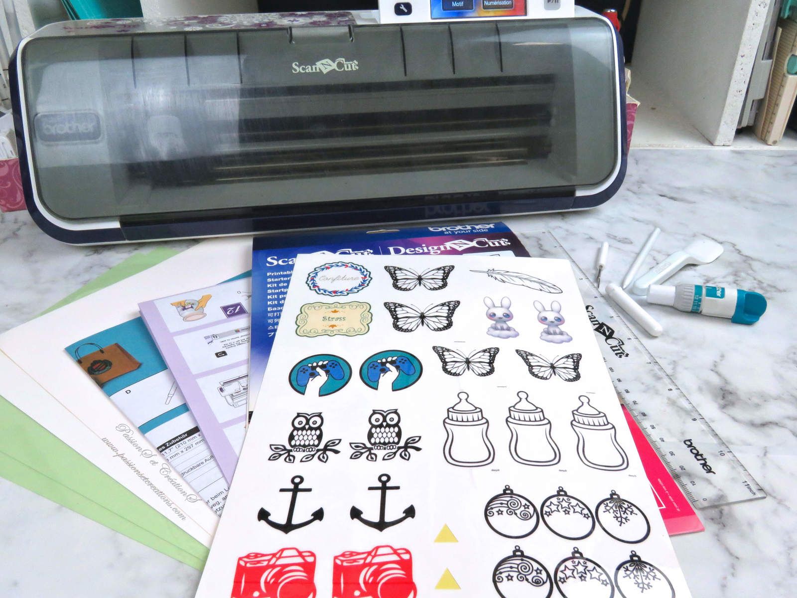 Présentation du Kit d'Autocollants Imprimables... - PassionS et CréationS