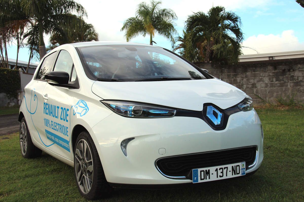Renault Zoé à énergie 100 % électrique - Auto News Antilles