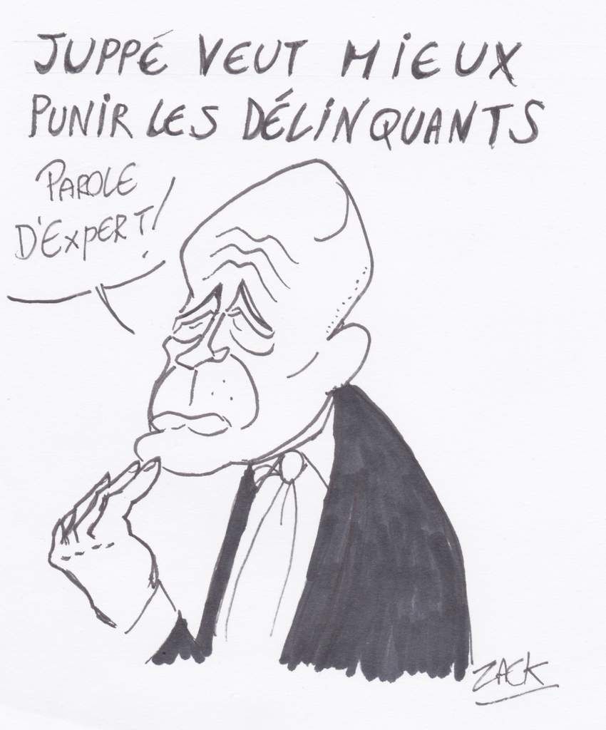 Juppé - -Zacaricature-