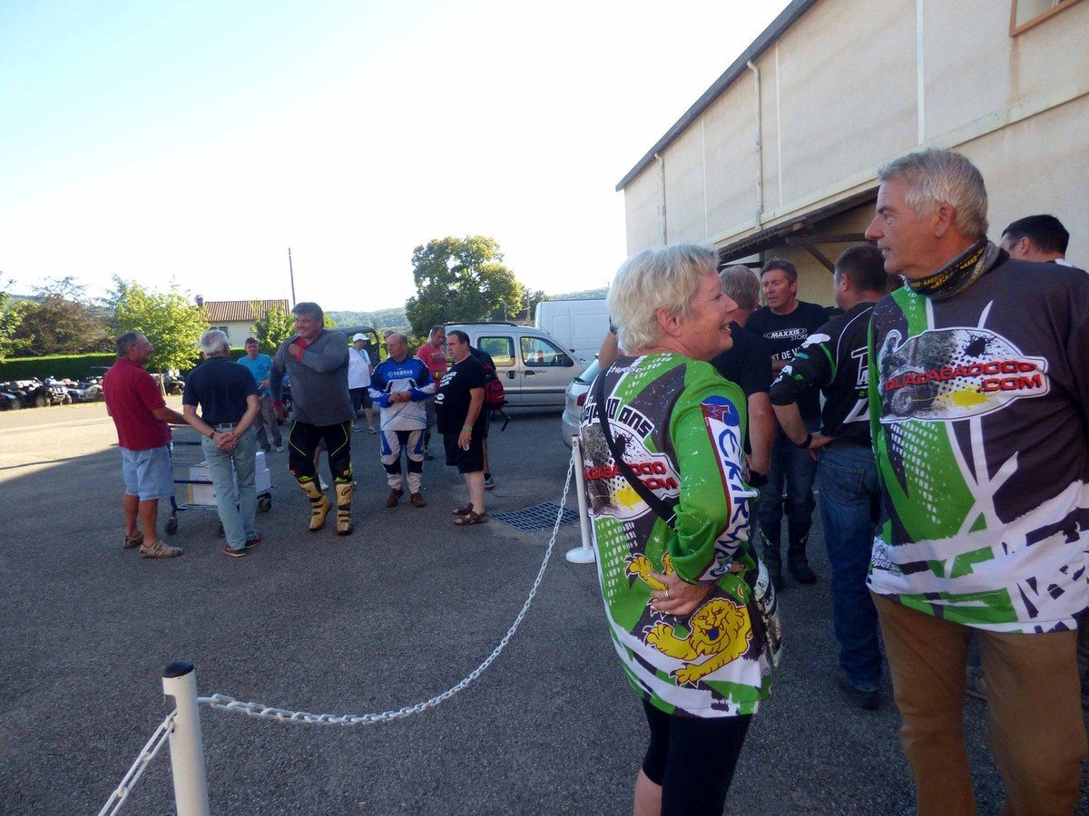 David Douillet et Damin Abad par monts et par Pont-de-Vaux. - LJPDV