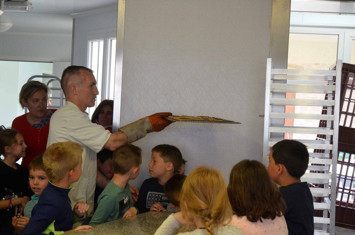 Ozan : les élèves de CE1 et CE2 ont visité le fournil de Guillaume Ryon ...