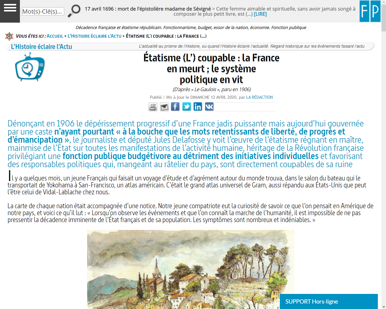 Étatisme (L’) coupable : la France en meurt ; le système politique en ...