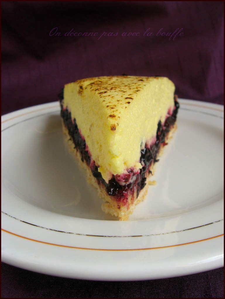 Tarte chiboust aux mûres et citron - On déconne pas avec la bouffe