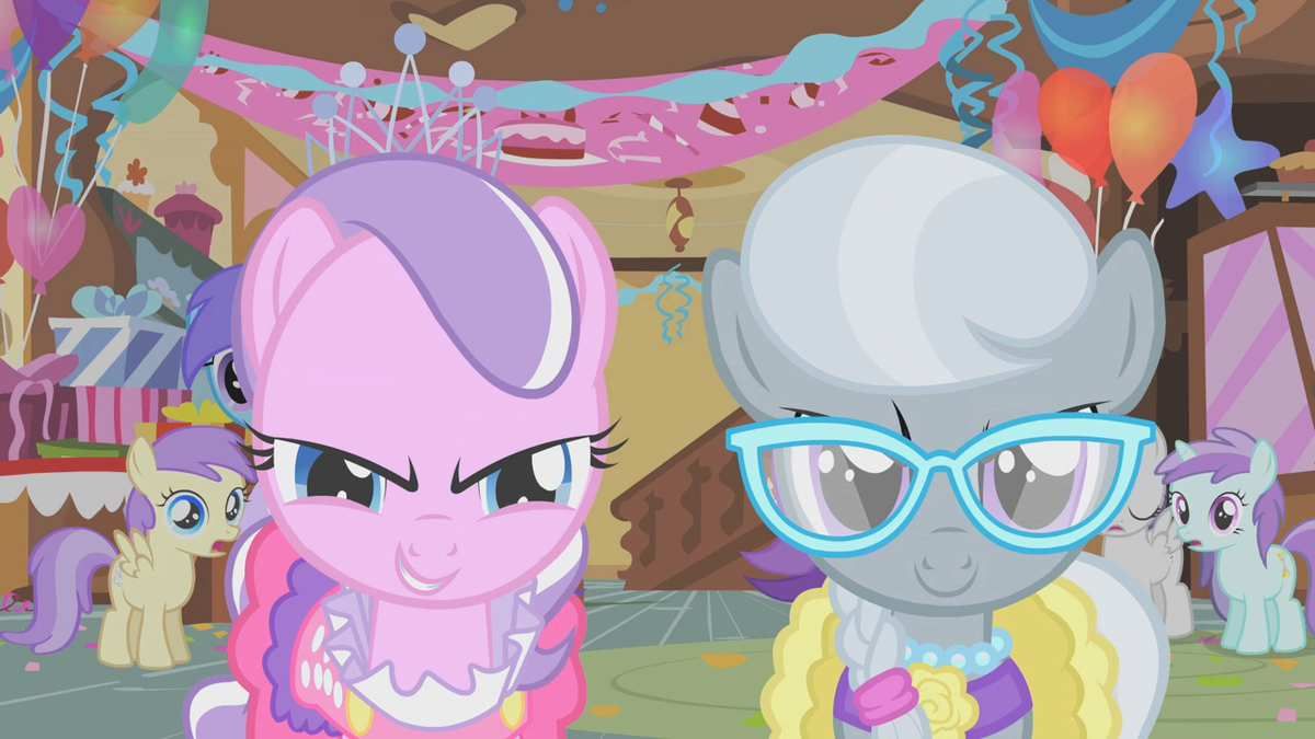 My Little Pony Silver Spoon And Diamond Tiara