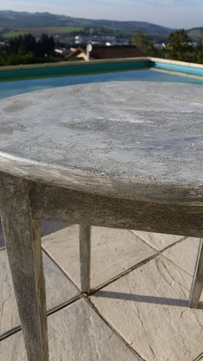 Table avec effet pierre - Home and You