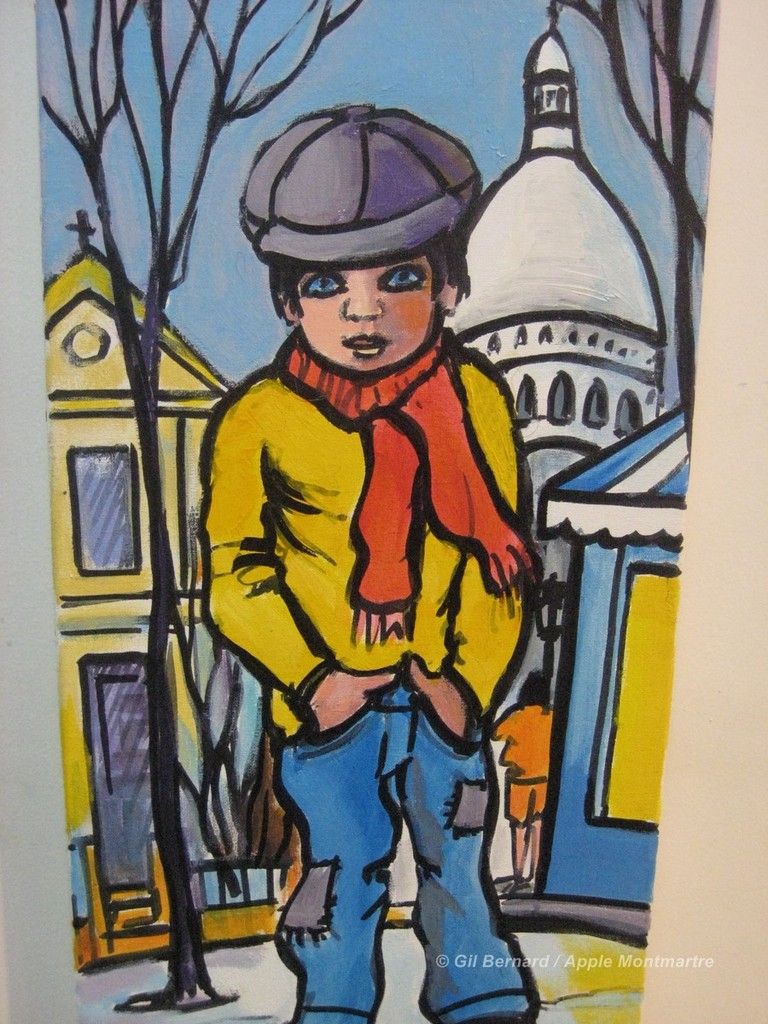 Gil Bernard, peintre de Montmartre - Montmartre, entre chien et chat