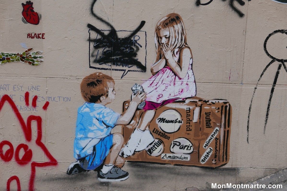 Tags et graffitis : vers le street-art de Montmartre ? - Montmartre ...