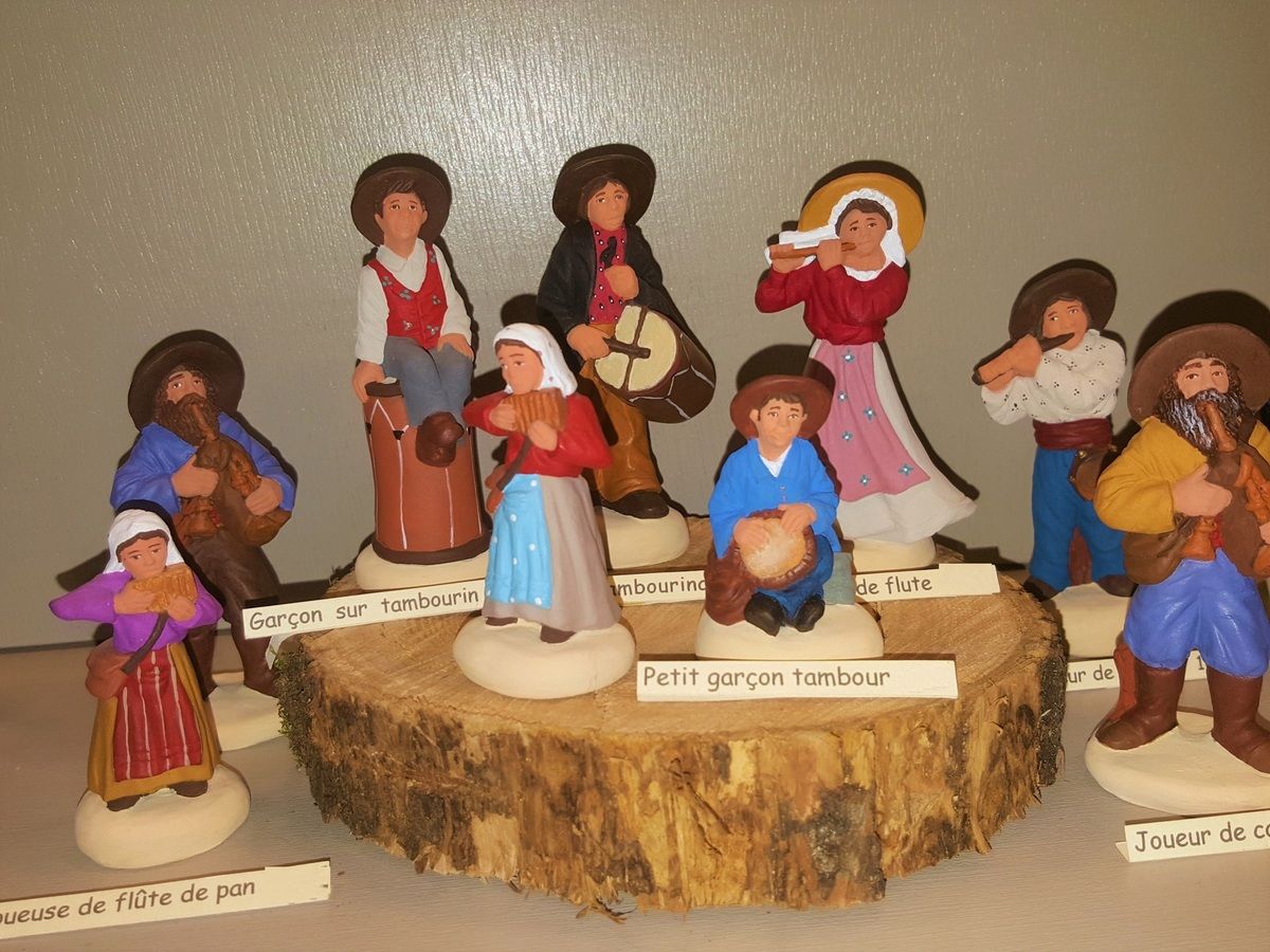 Les santons musiciens de Yannick Fusier - Santons et Crèches de Provence