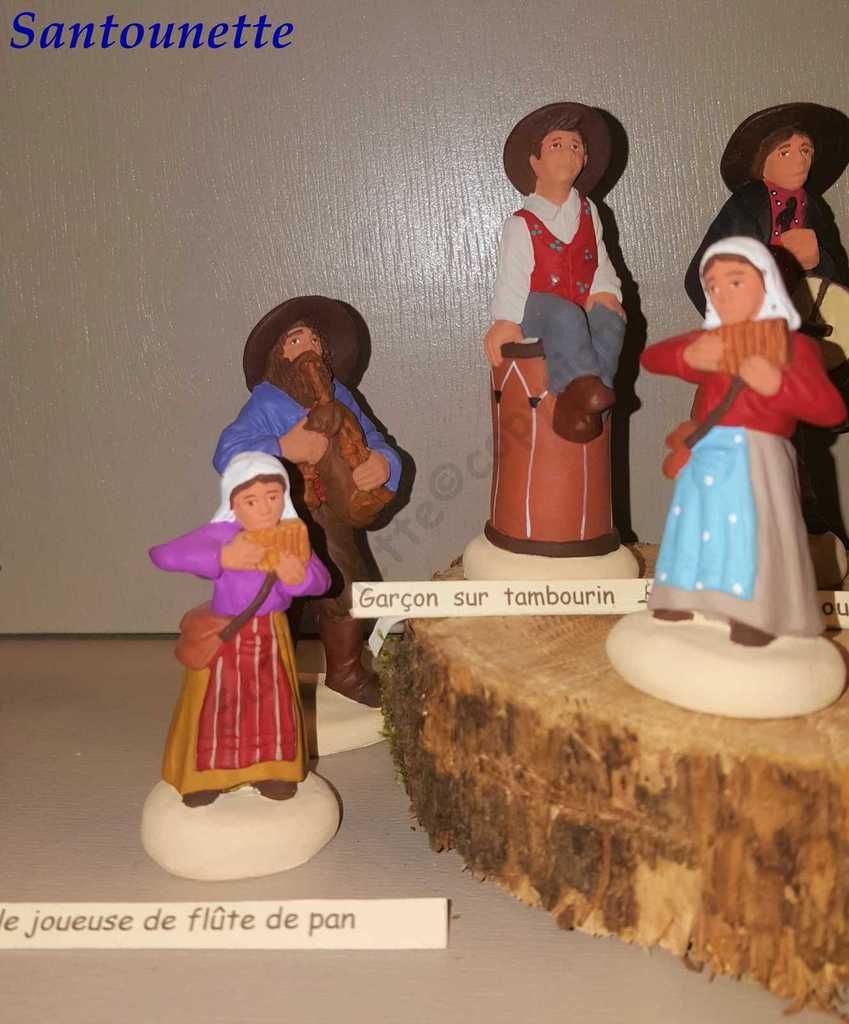 Les santons musiciens de Yannick Fusier - Santons et Crèches de Provence