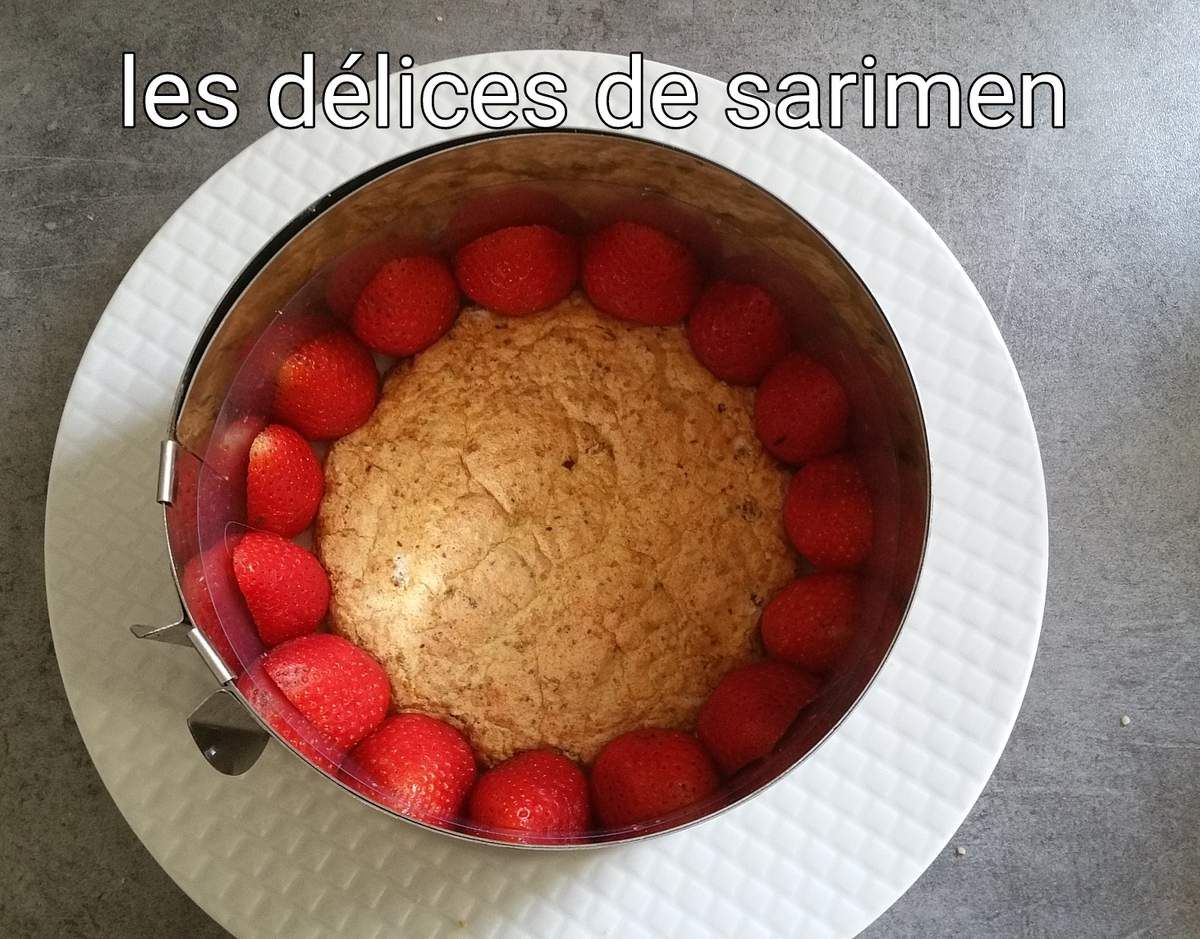 Fraisier Pistaches - les delices de sarimen