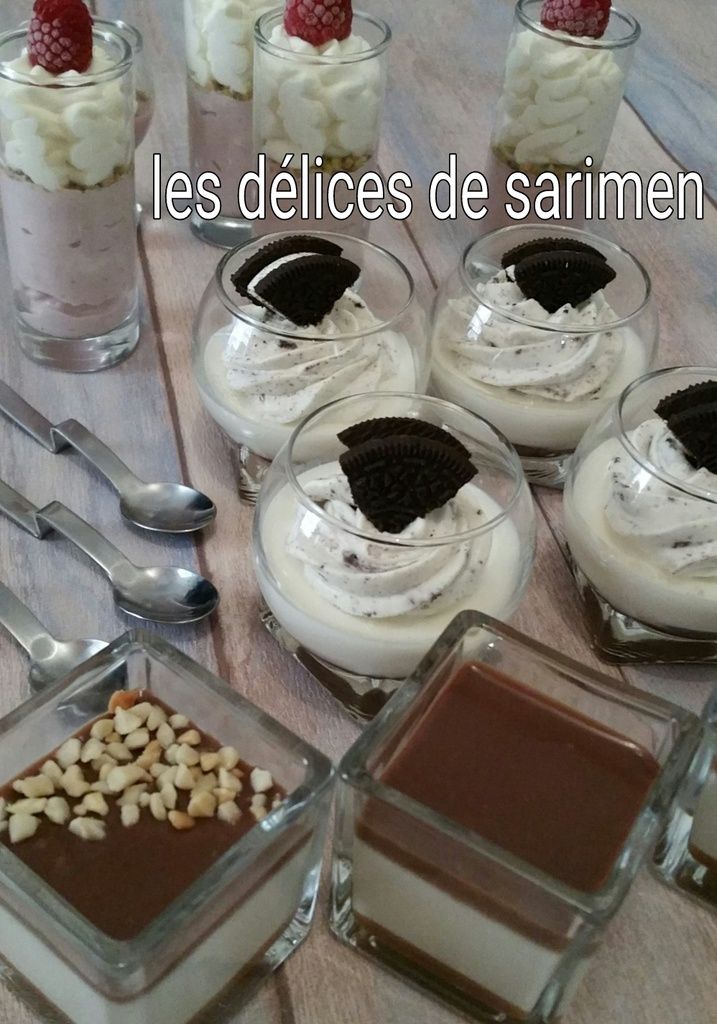 verrines sucrées - les delices de sarimen